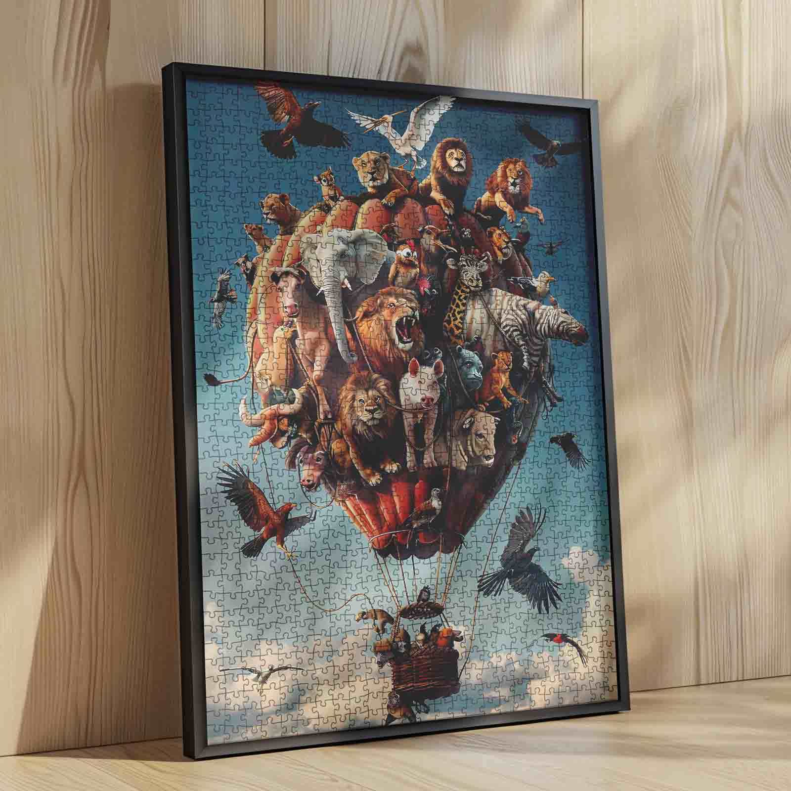 Animals Hot Air Balloon Jigsaw Puzzle – Tucocoo