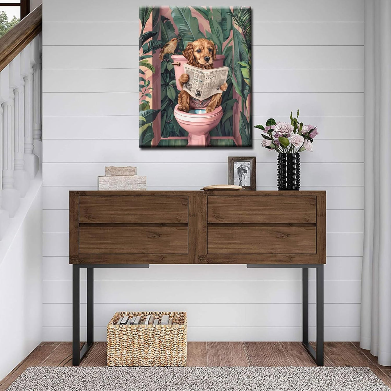 Puppy on the Toilet Paint by Numbers – Tucocoo