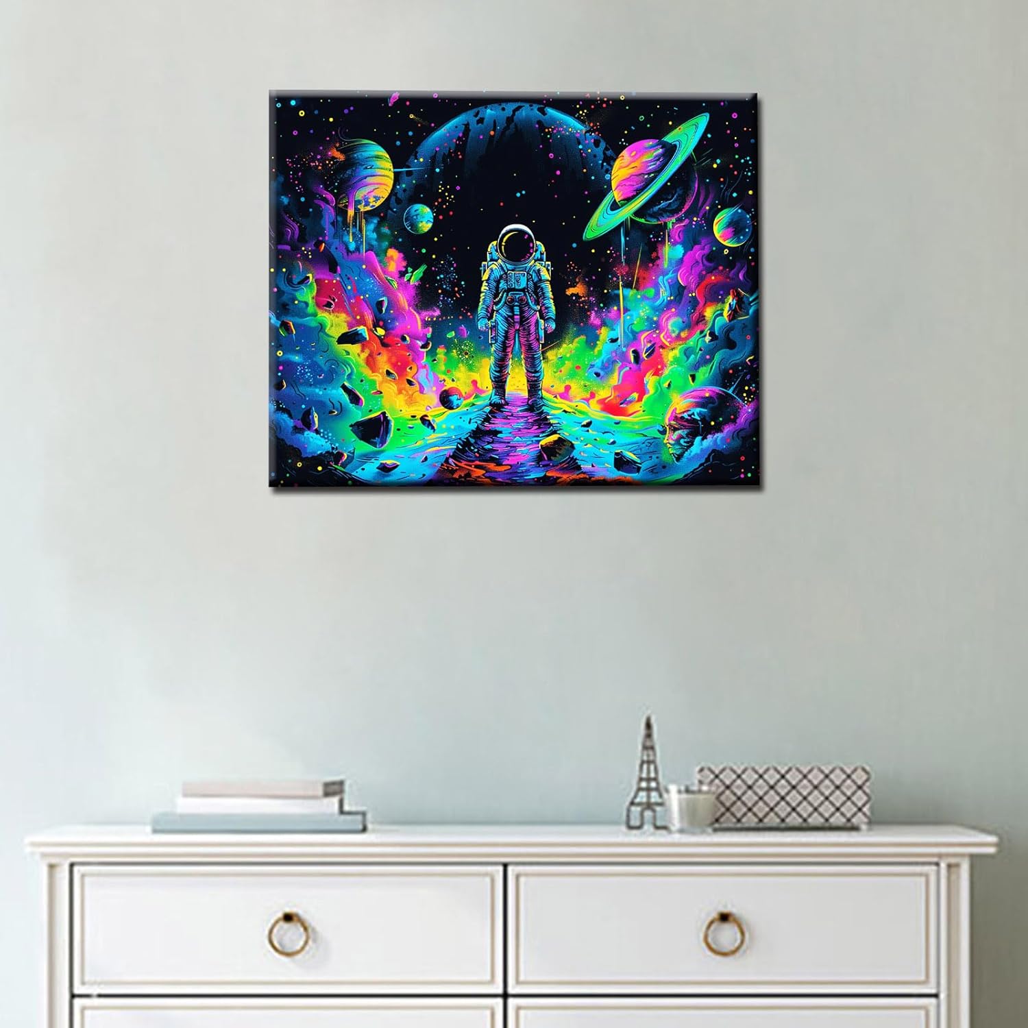 Astronaut in Galaxy Nebula Paint by Numbers – Tucocoo