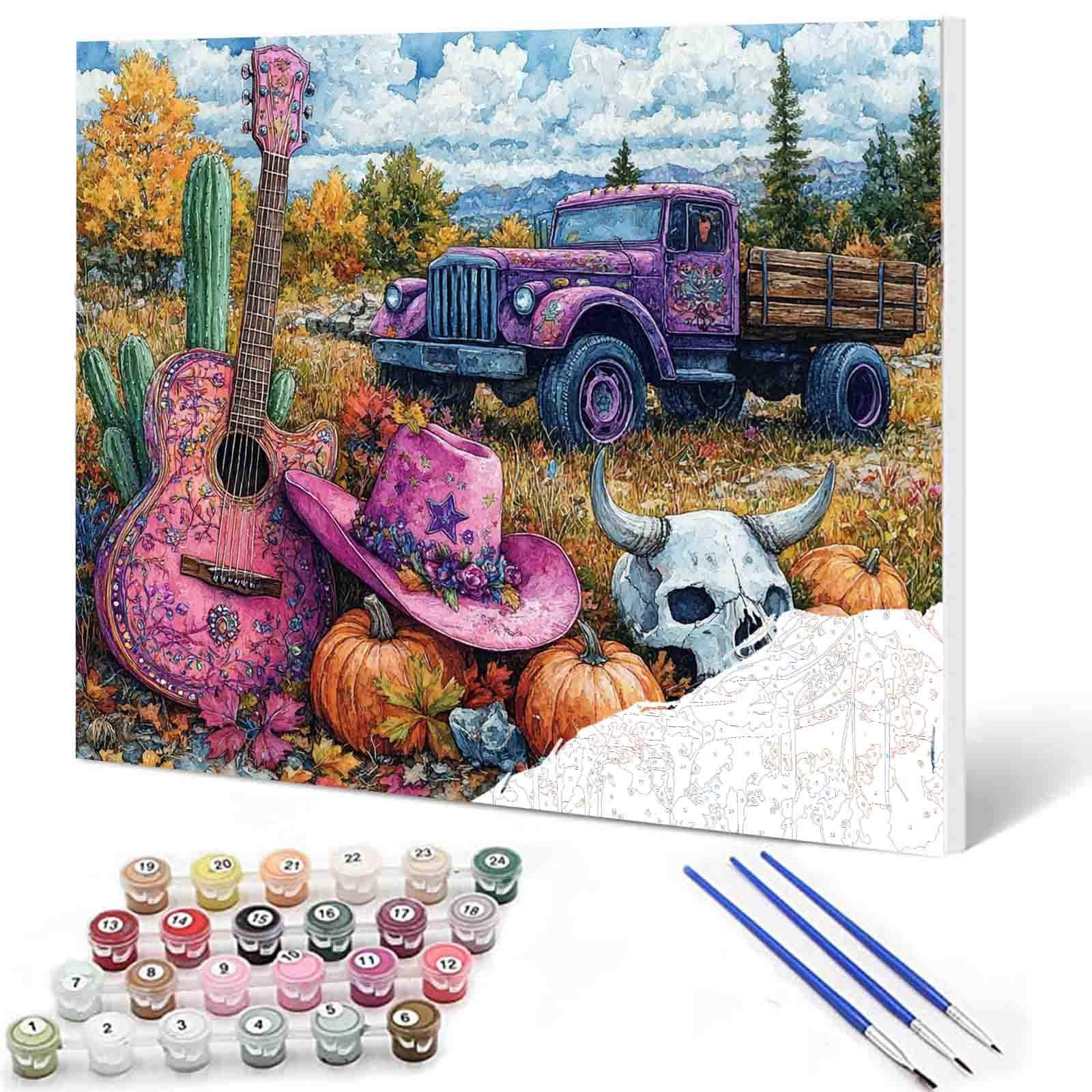 Autumn Country Charm Paint by Numbers – Tucocoo