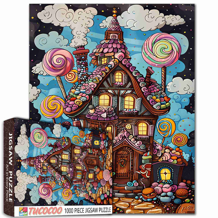 Candy Cottage Fantasy Jigsaw Puzzles – Tucocoo