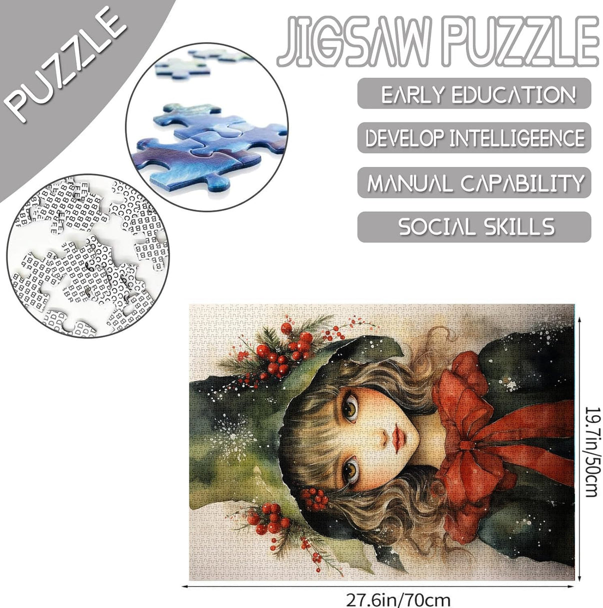 Christmas Elf Girl Jigsaw Puzzles – Tucocoo