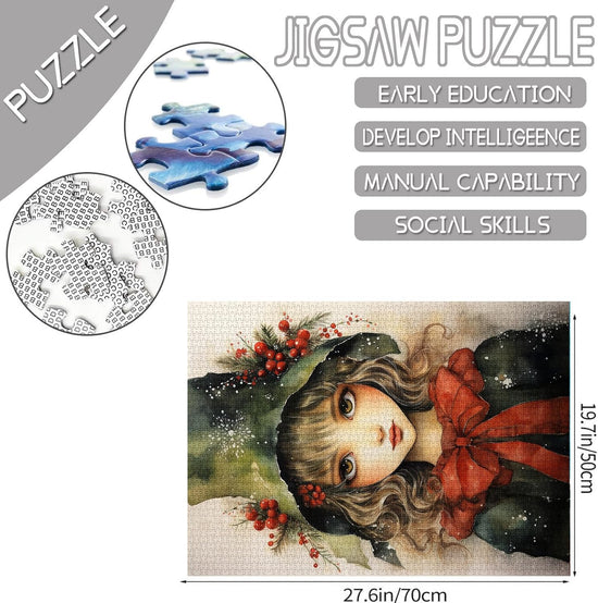 Christmas Elf Girl Jigsaw Puzzles – Tucocoo