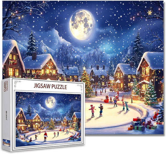 Ski Resort on Snowy Day Jigsaw Puzzles – Tucocoo