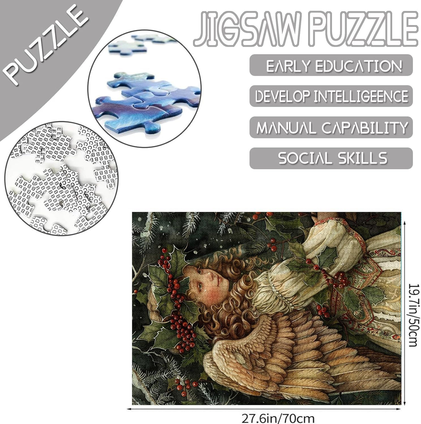 Christmas Vintage Angel Jigsaw Puzzles – Tucocoo