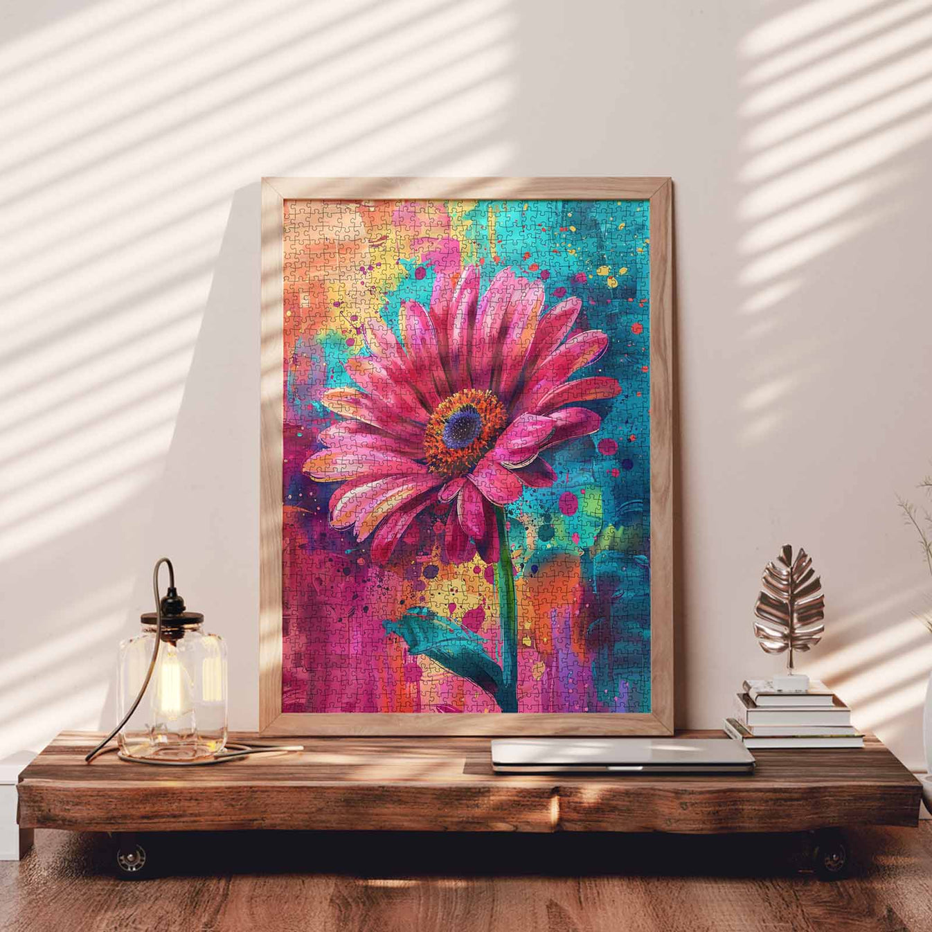 Colorful Blooming Daisy Jigsaw Puzzle – Tucocoo