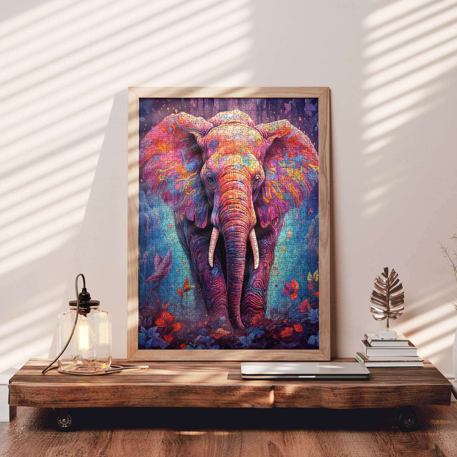 Colorful Elephant Jigsaw Puzzles – Tucocoo