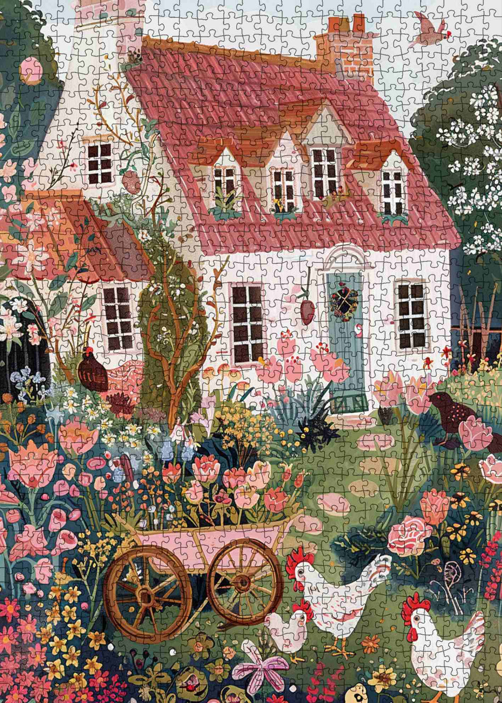Cottage Garden Country Life Jigsaw Puzzle – Tucocoo