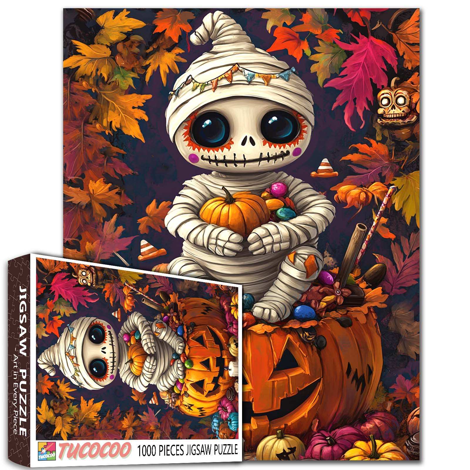Cute Halloween Mummy Jigsaw Puzzle – Tucocoo