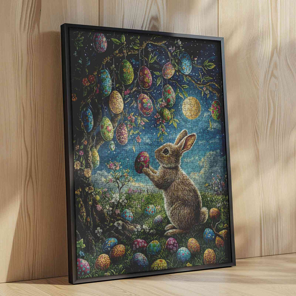 Easter Bunny and the Hanging Eggs Jigsaw Puzzle – Tucocoo