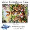 Easter Bunny Family with Colorful Eggs Jigsaw Puzzle – Tucocoo