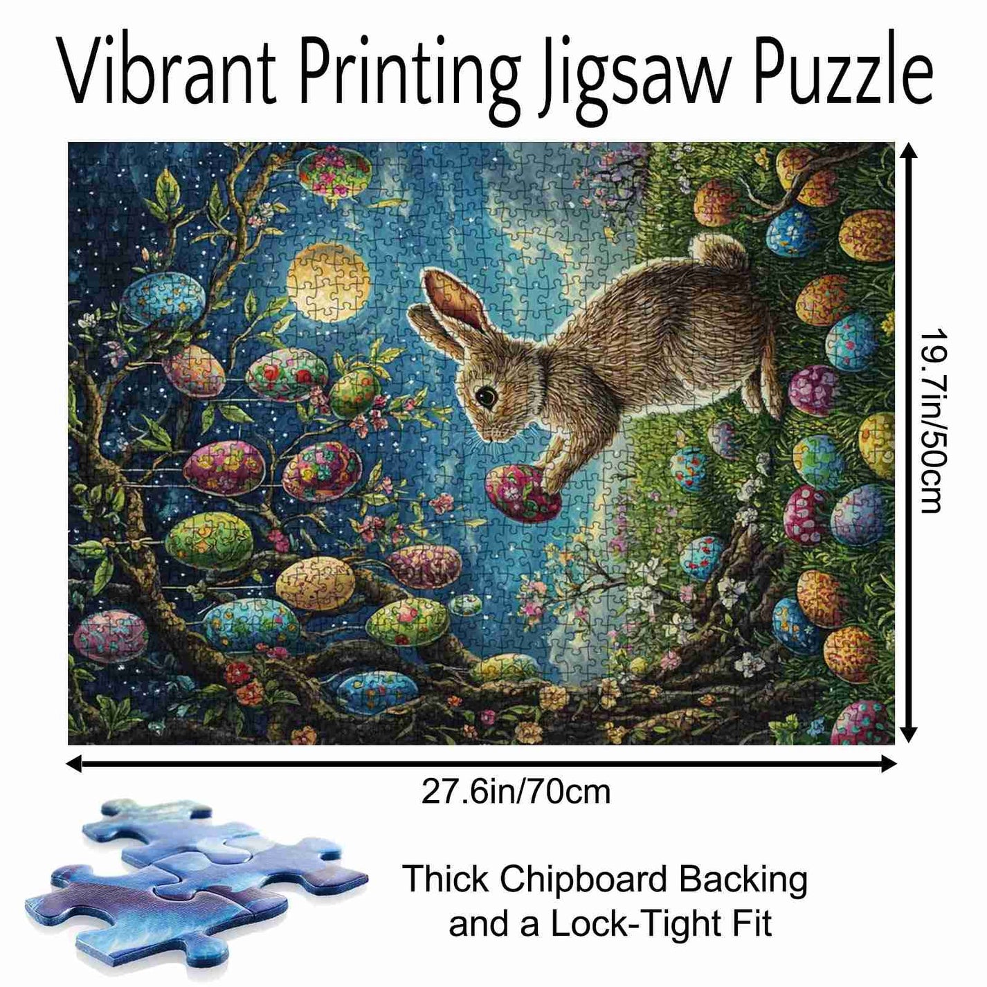 Easter Bunny and the Hanging Eggs Jigsaw Puzzle – Tucocoo