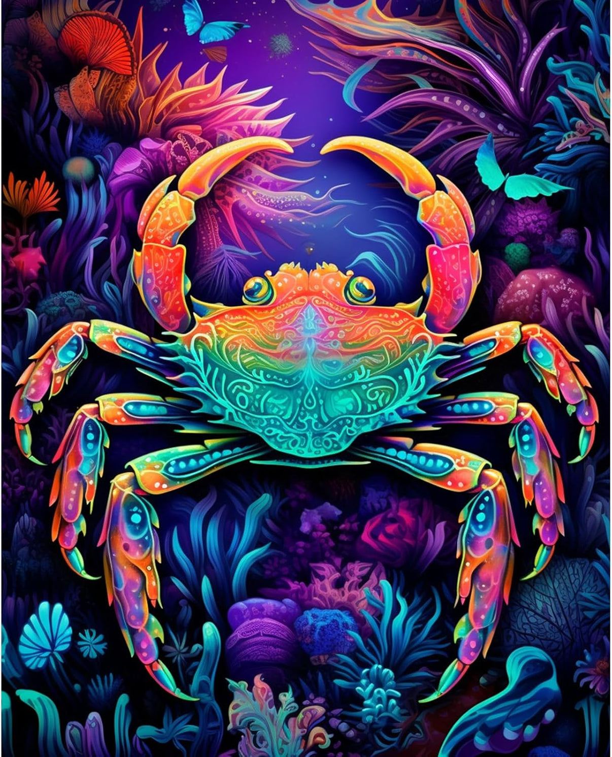 Fancy Crab Paint by Numbers – Tucocoo
