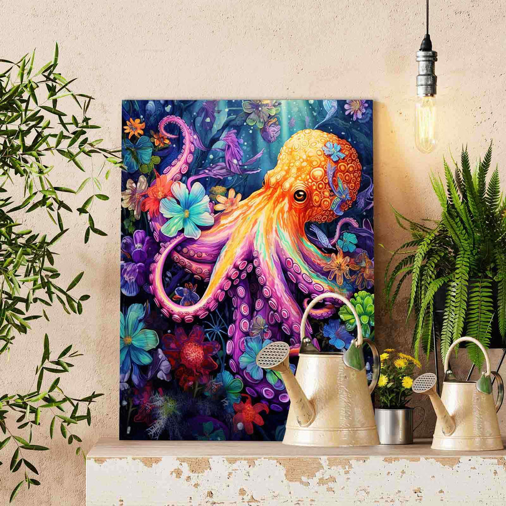 Fancy Octopus Paint by Numbers – Tucocoo