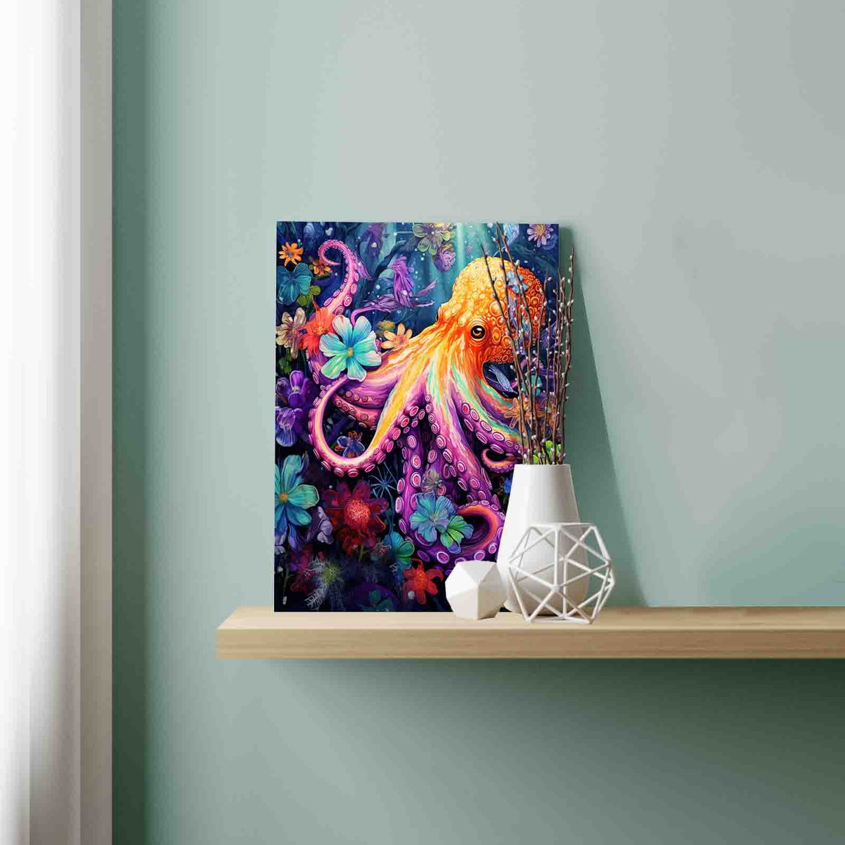 Fancy Octopus Paint by Numbers – Tucocoo