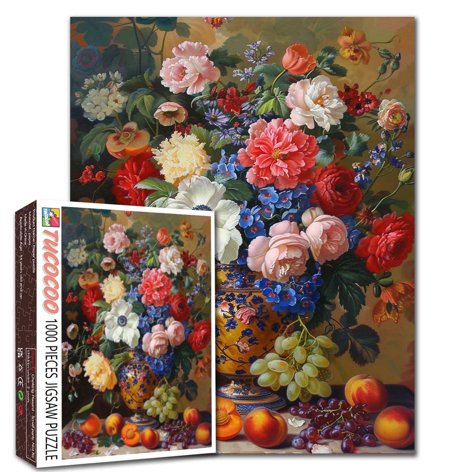 Floral Still Life Jigsaw Puzzle – Tucocoo