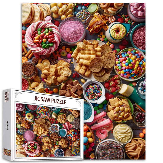 Colorful Candies and Treats Jigsaw Puzzles – Tucocoo