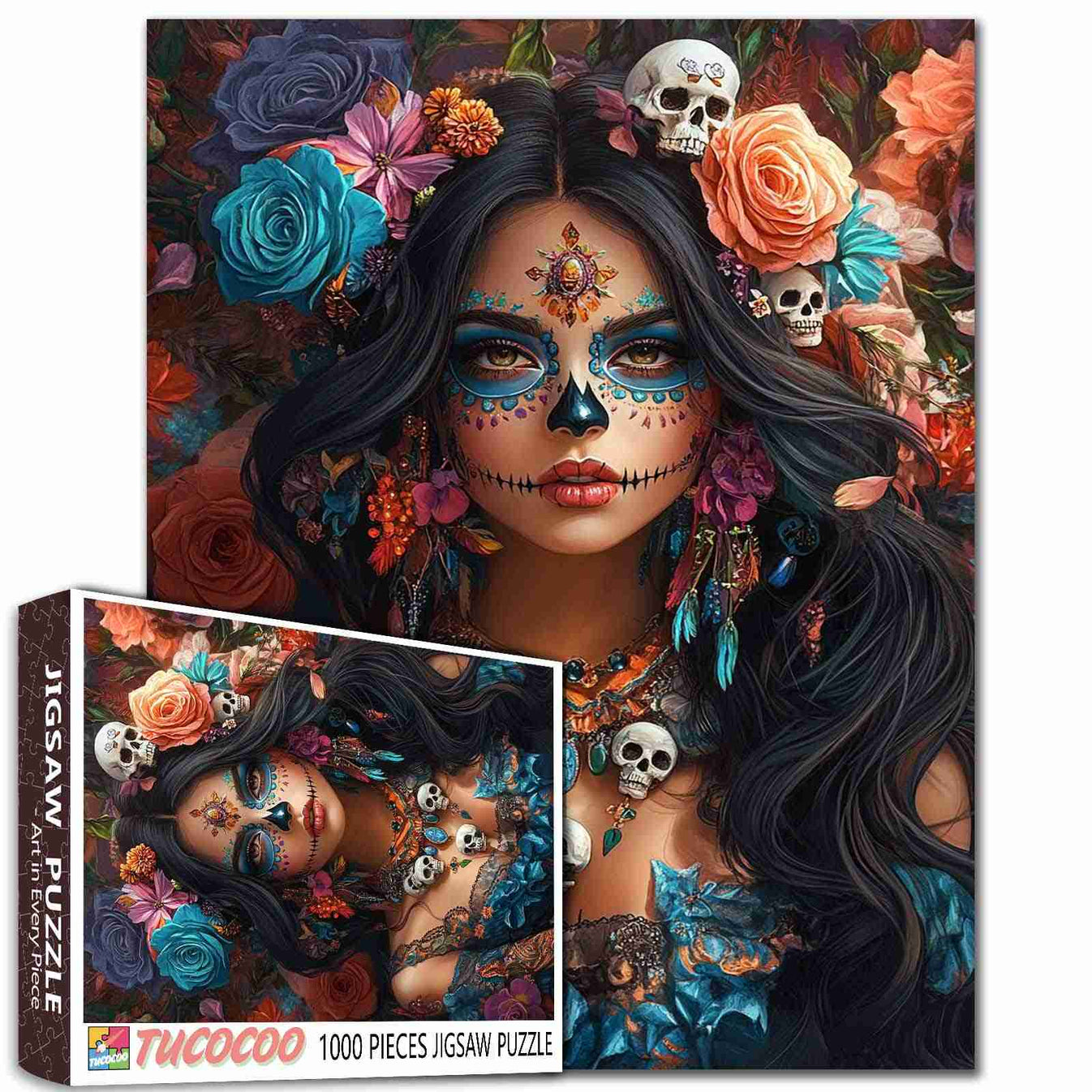 Goddess of Día de los Muertos Jigsaw Puzzle – Tucocoo