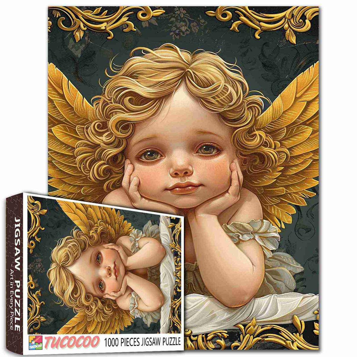 Golden Angel Jigsaw Puzzle – Tucocoo