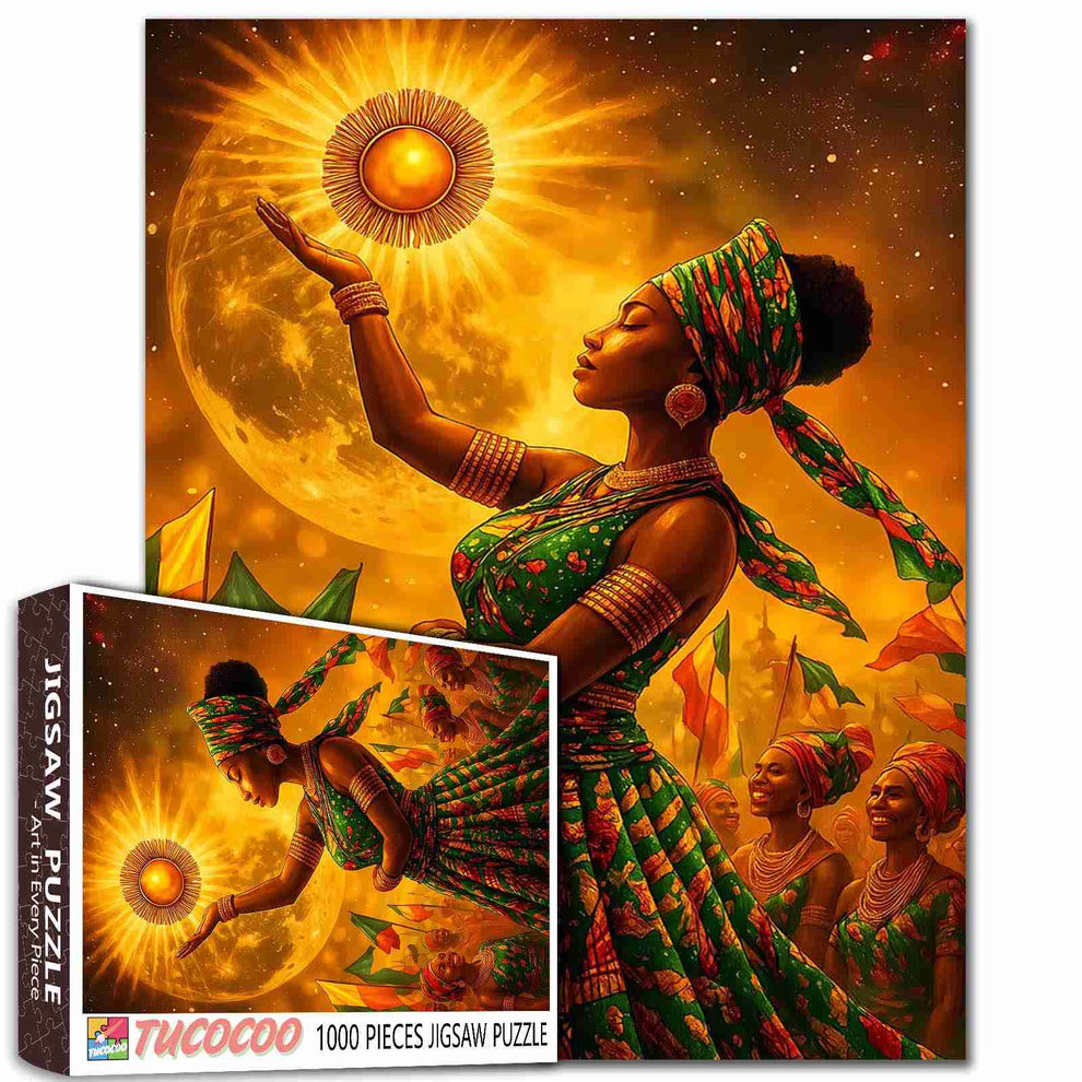 Golden Celebration Jigsaw Puzzle – Tucocoo
