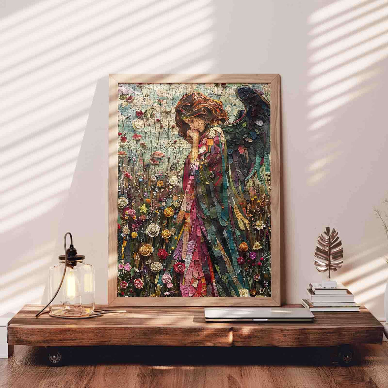 Graceful Angel Stained Glass Jigsaw Puzzle – Tucocoo