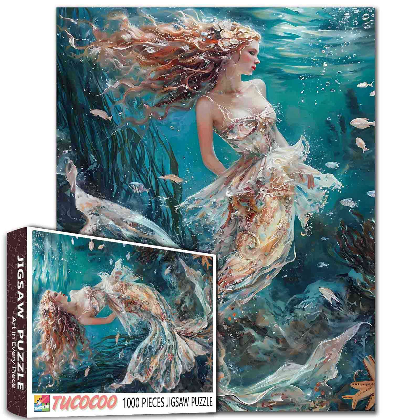 Graceful Mermaid Jigsaw Puzzle – Tucocoo