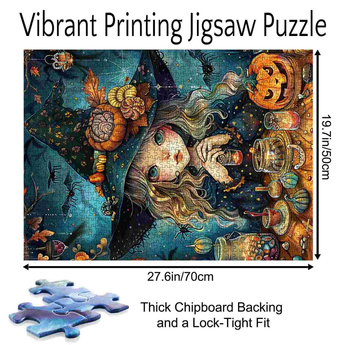 Halloween Pumpkin Girl Jigsaw Puzzles – Tucocoo