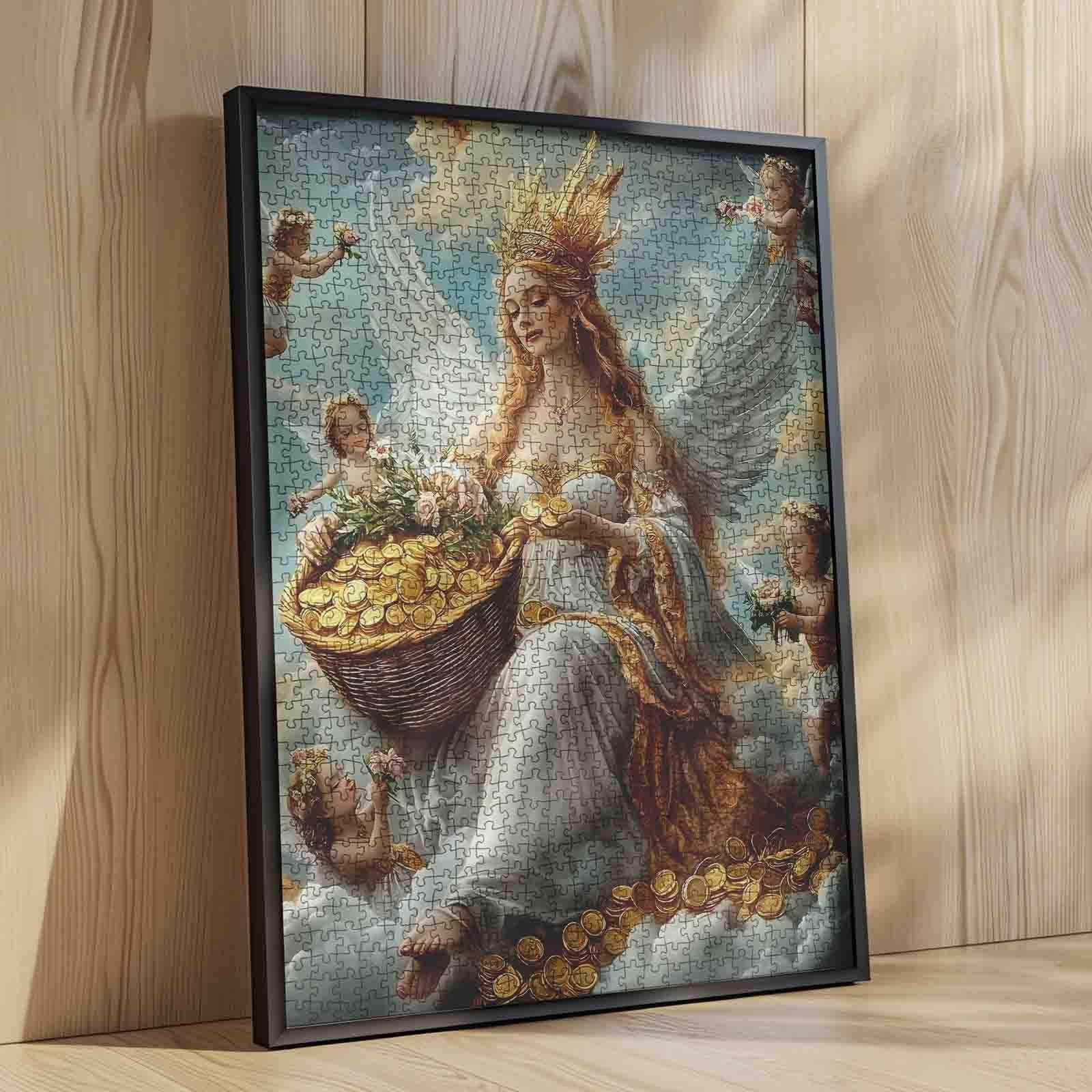 Heavenly Angel and Cherubs Jigsaw Puzzle – Tucocoo