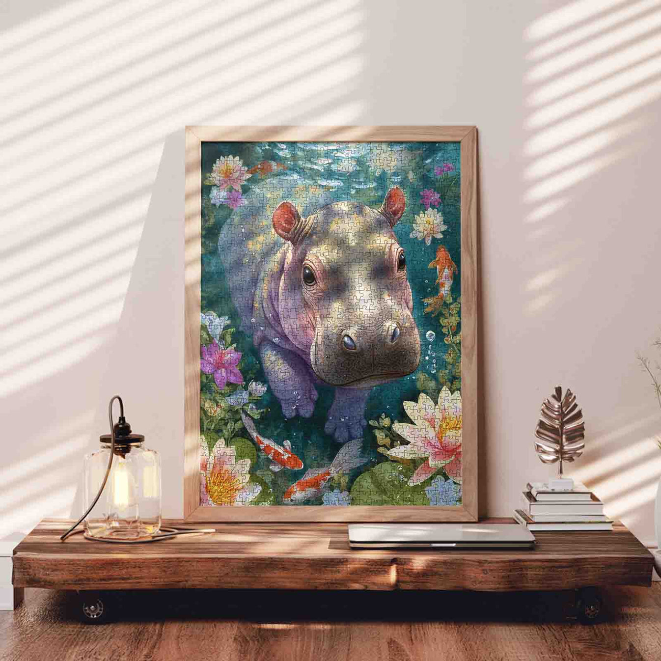 Hippo Pond Adventure Jigsaw Puzzle – Tucocoo