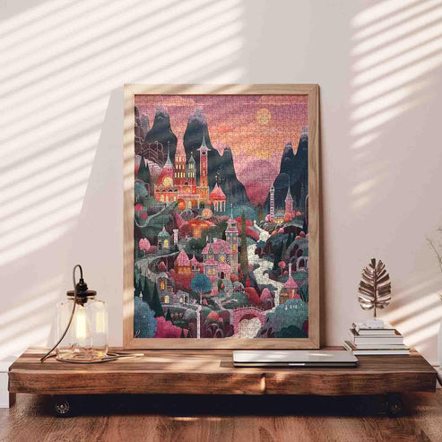 Magical Twilight Castle Jigsaw Puzzle – Tucocoo