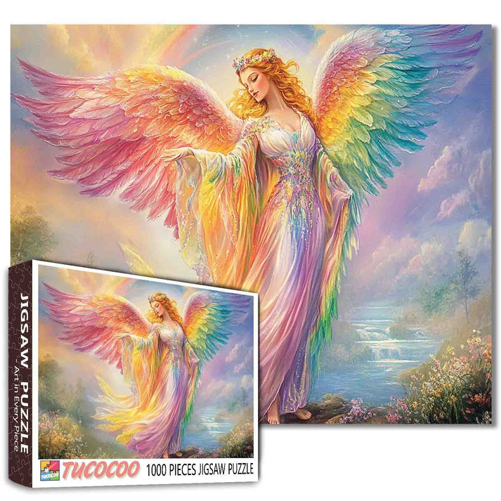Rainbow Angel Jigsaw Puzzle – Tucocoo