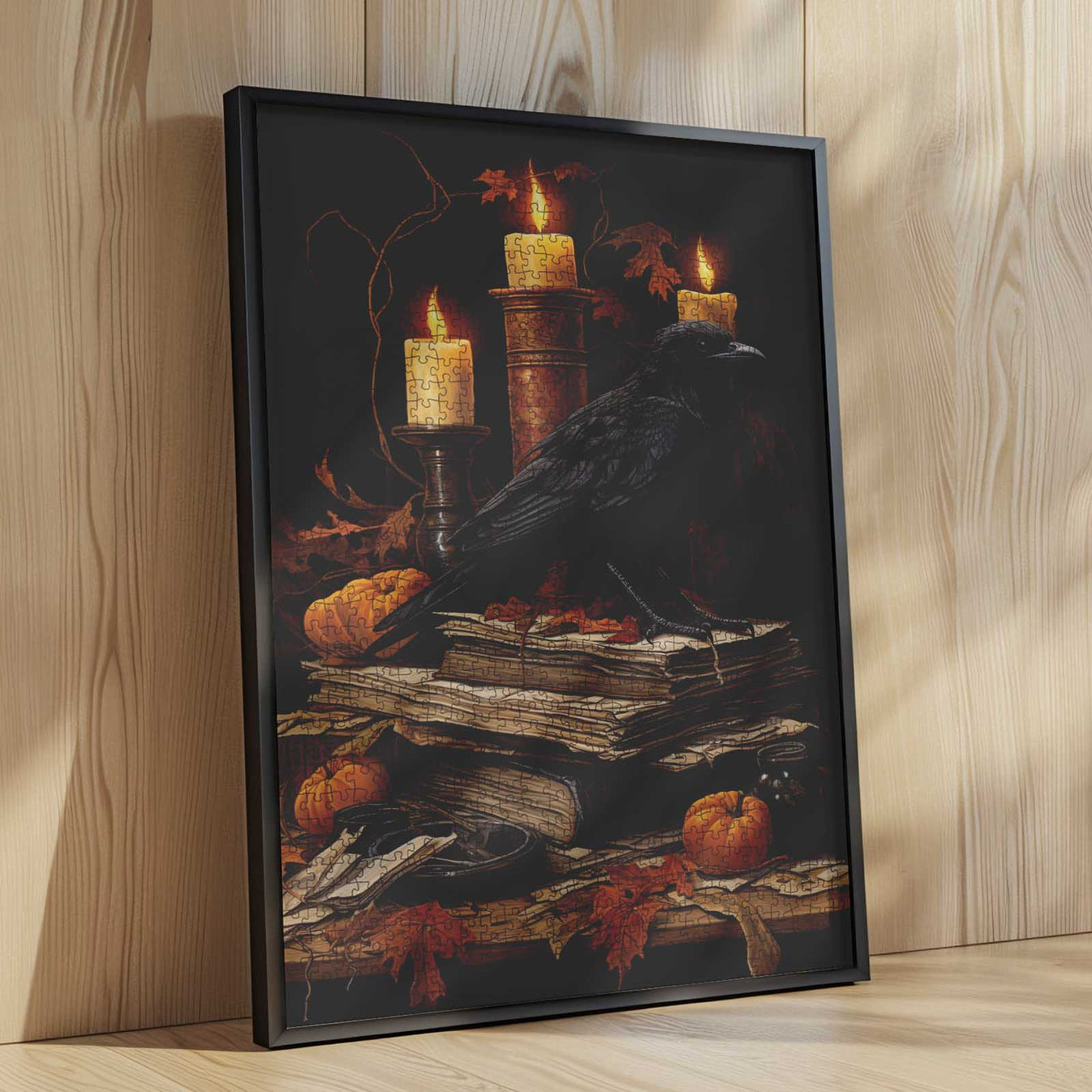 Raven and Candlelight Jigsaw Puzzle – Tucocoo