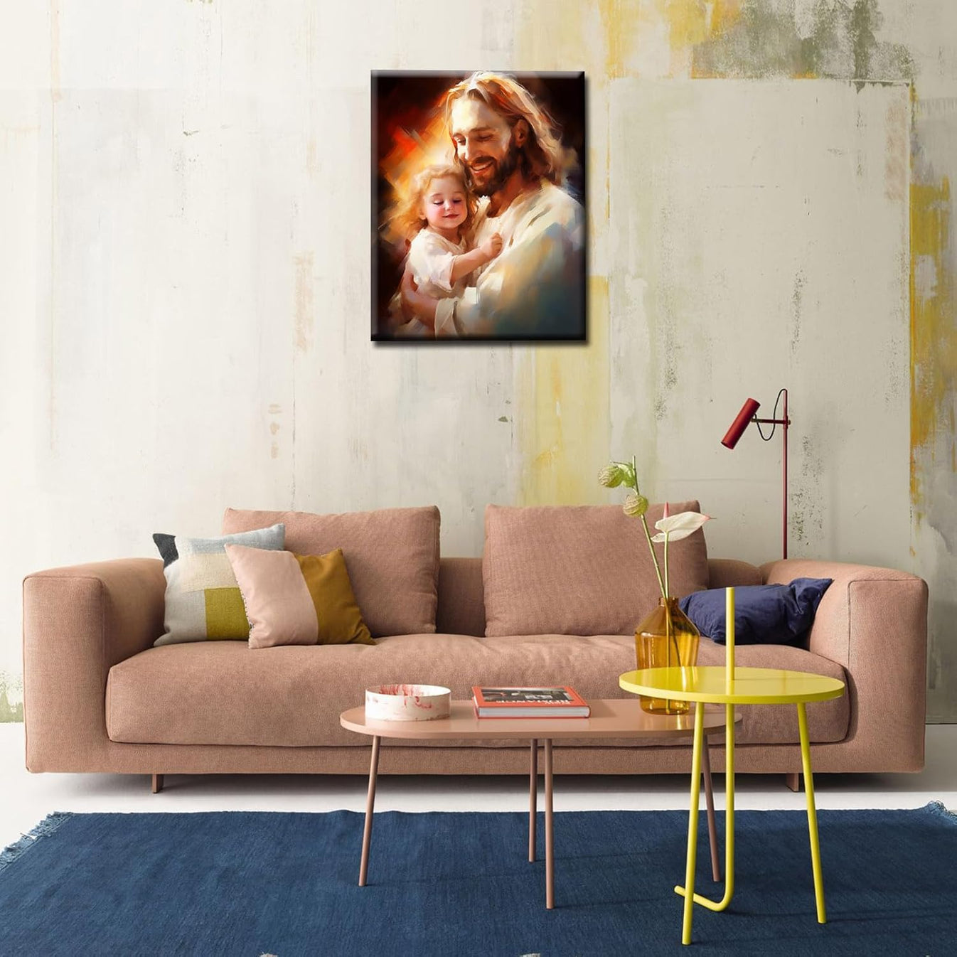 Jesus Embracing the Angel Baby Paint by Numbers – Tucocoo
