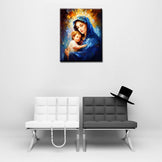 Mother Mary with Baby Jesus Paint by Numbers – Tucocoo