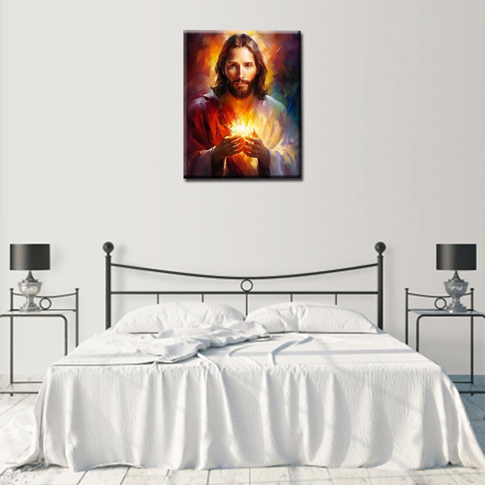 Sacred Heart of Jesus Paint by Numbers – Tucocoo