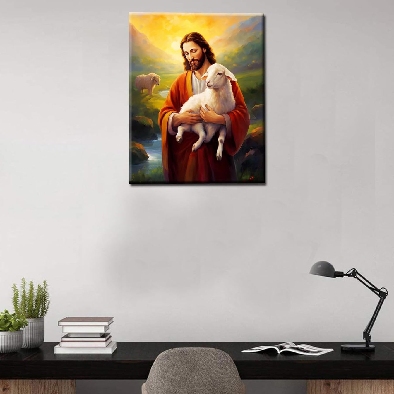 Jesus and Sheep Paint by Numbers – Tucocoo