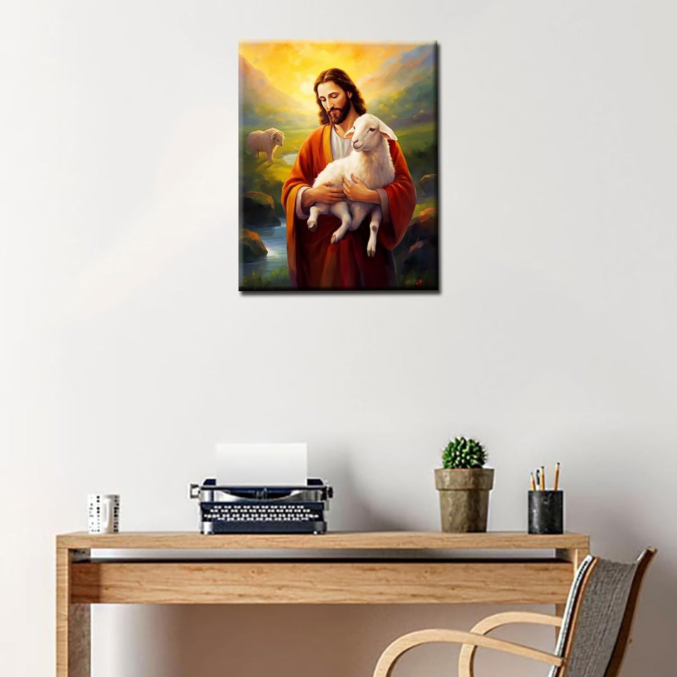 Jesus and Sheep Paint by Numbers – Tucocoo
