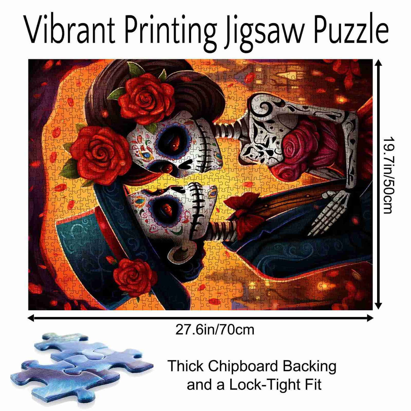 Romantic Skeleton Couple Jigsaw Puzzle – Tucocoo
