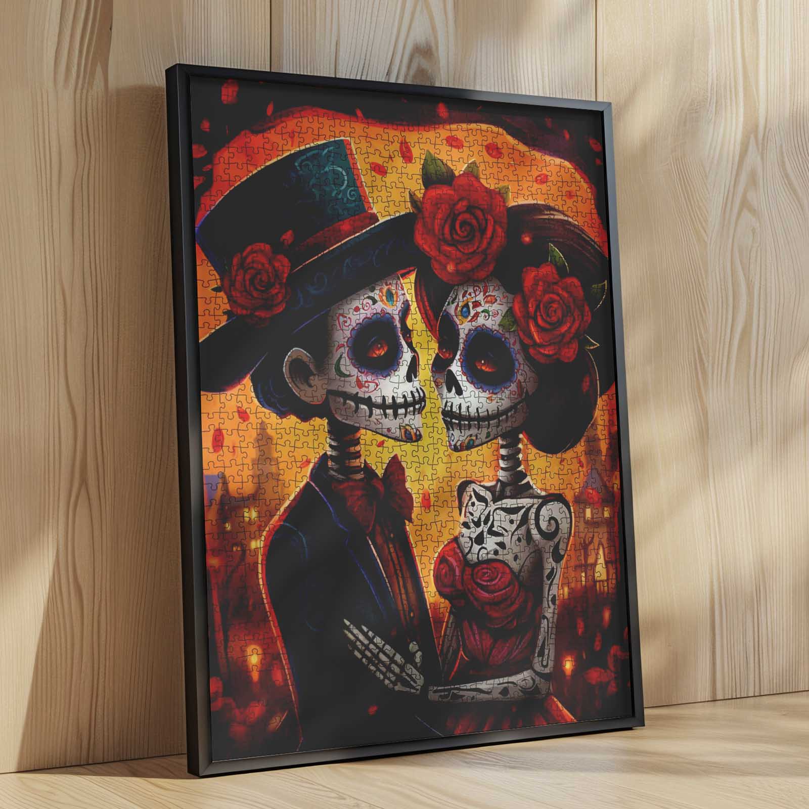 Romantic Skeleton Couple Jigsaw Puzzle – Tucocoo