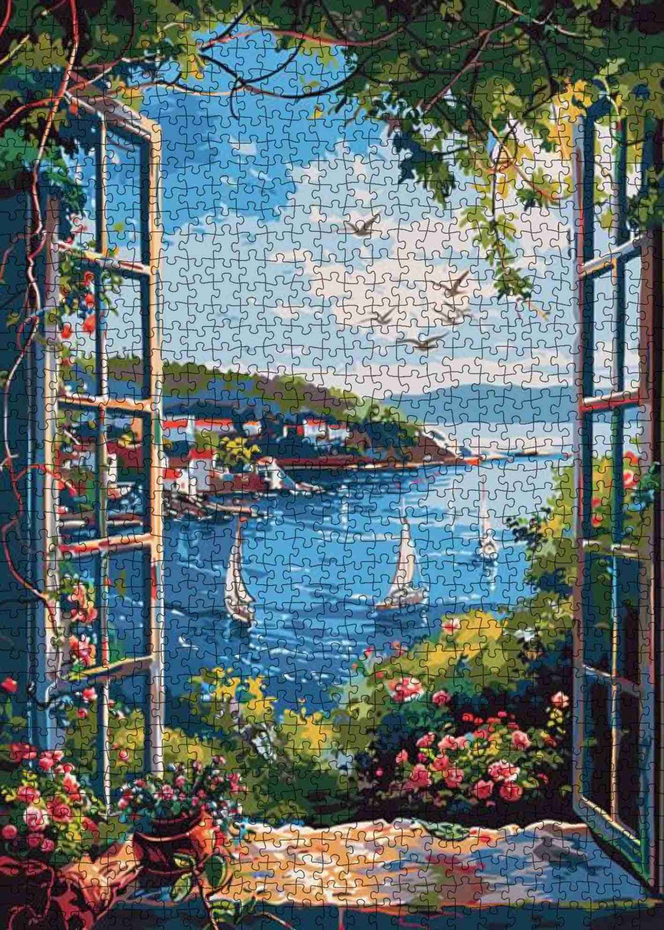 Seaside View from the Window Jigsaw Puzzle – Tucocoo
