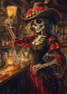 Skeleton Toast Celebration Jigsaw Puzzle – Tucocoo