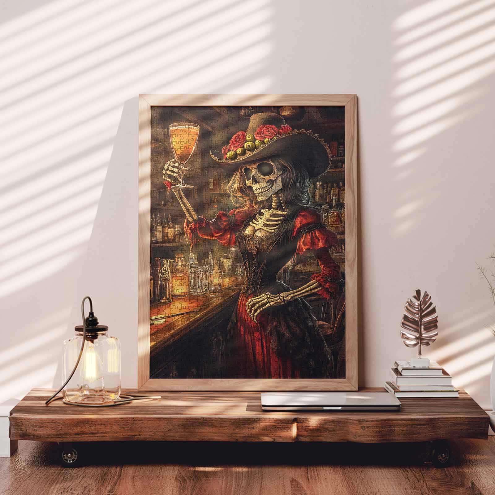 Skeleton Toast Celebration Jigsaw Puzzle – Tucocoo