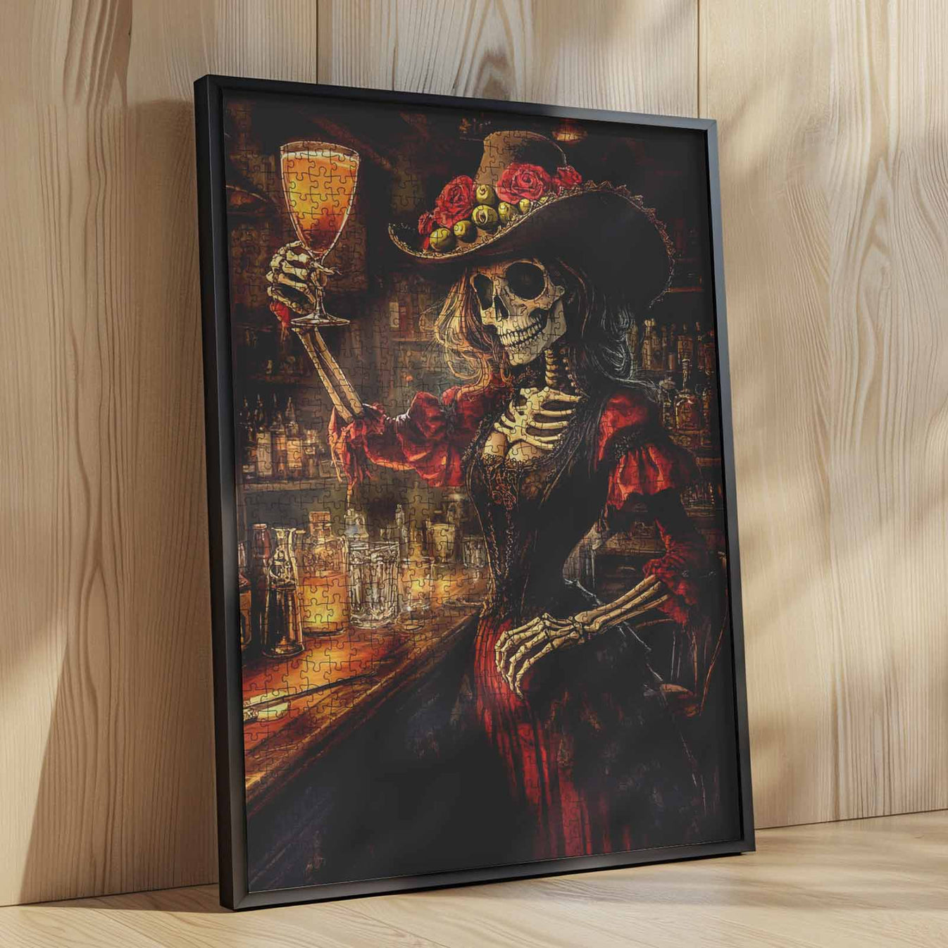 Skeleton Toast Celebration Jigsaw Puzzle – Tucocoo