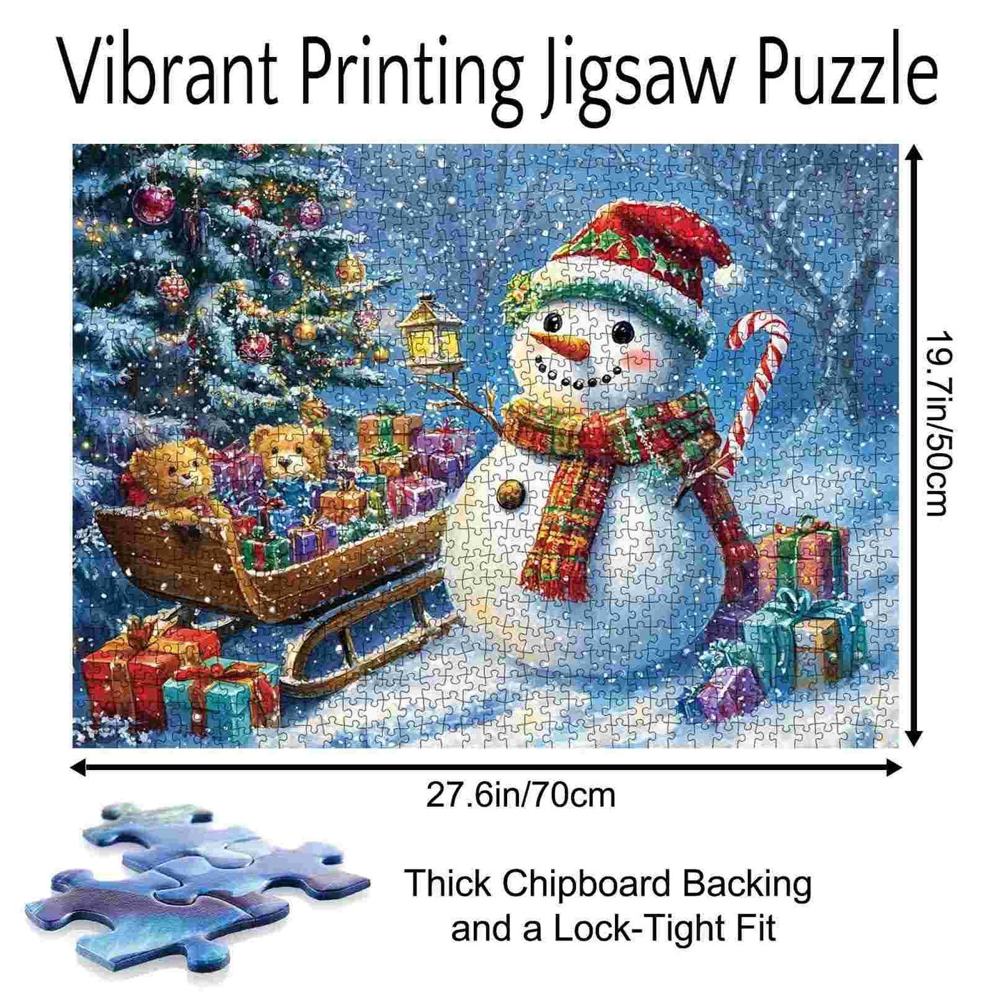 Snowman’s Gift Parade Jigsaw Puzzle – Tucocoo