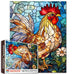 Stained Glass Rooster Jigsaw Puzzle – Tucocoo