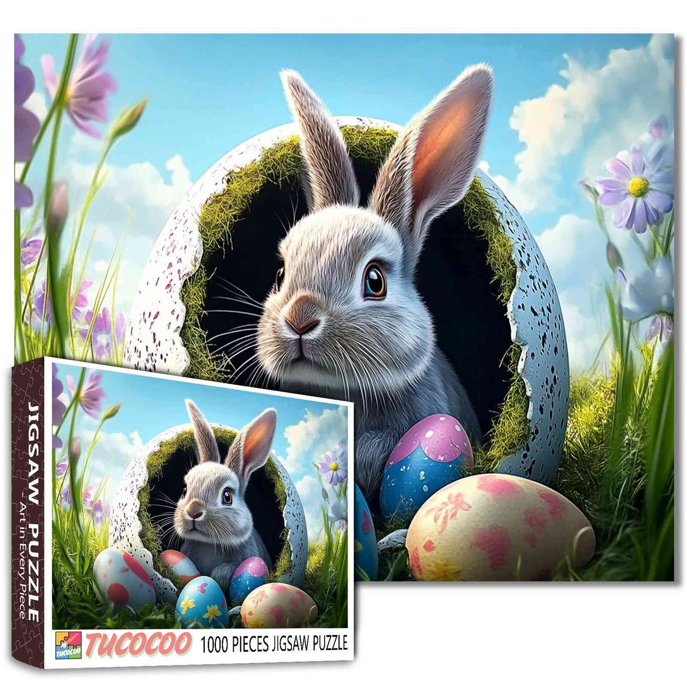 Easter Bunny Surprise Jigsaw Puzzle – Tucocoo