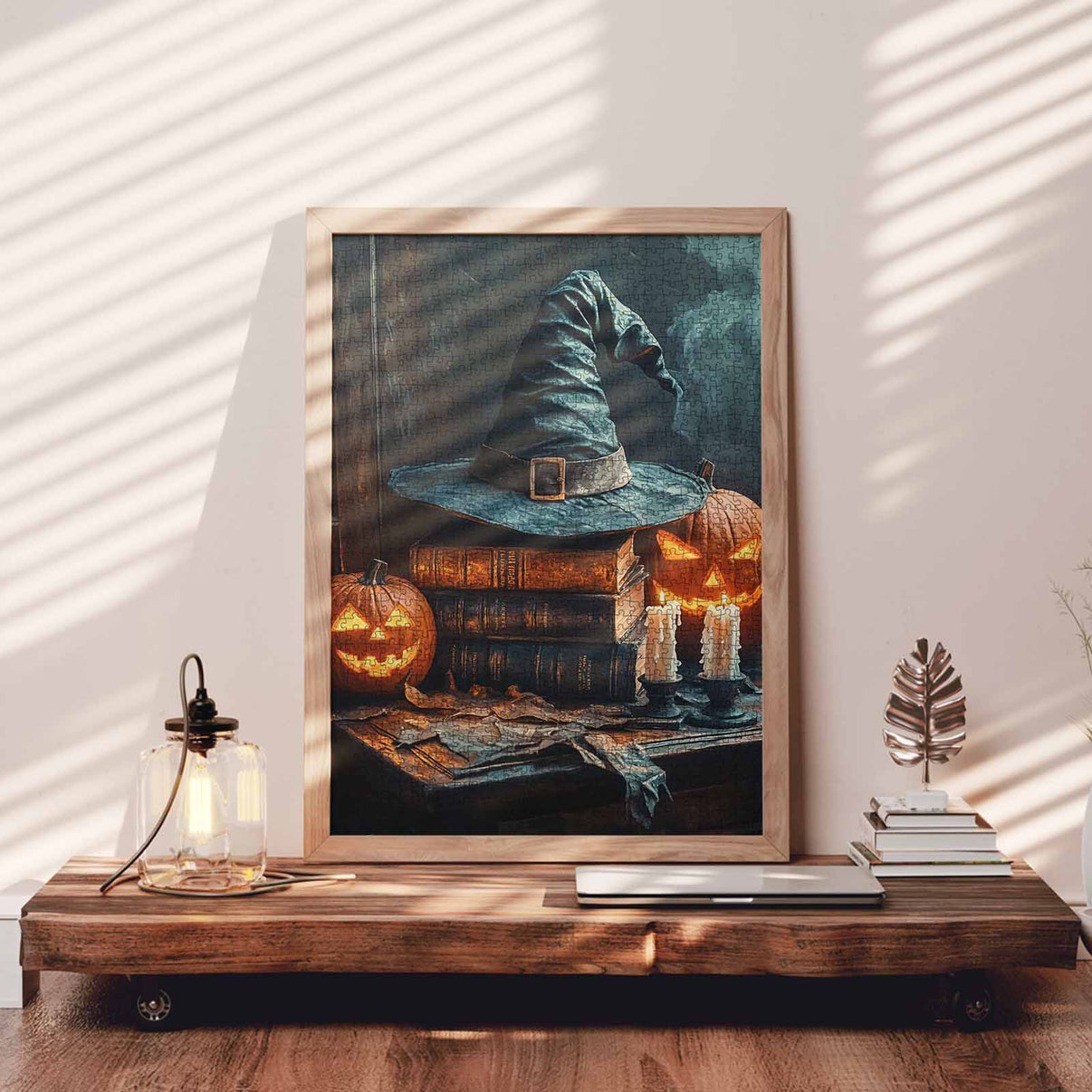 Witch Hat Pumpkin Magic Jigsaw Puzzle – Tucocoo
