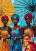 African Beauty with Colorful Parasols Jigsaw Puzzle – Tucocoo