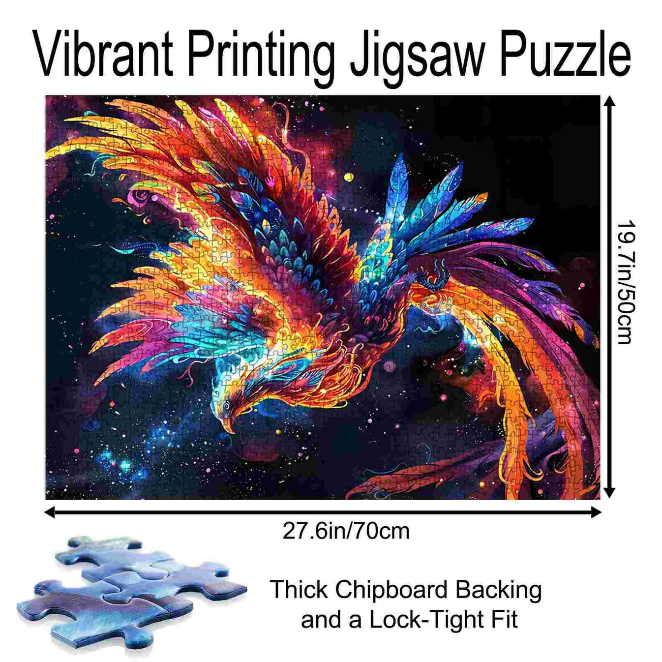Colorful Phoenix Jigsaw Puzzle – Tucocoo