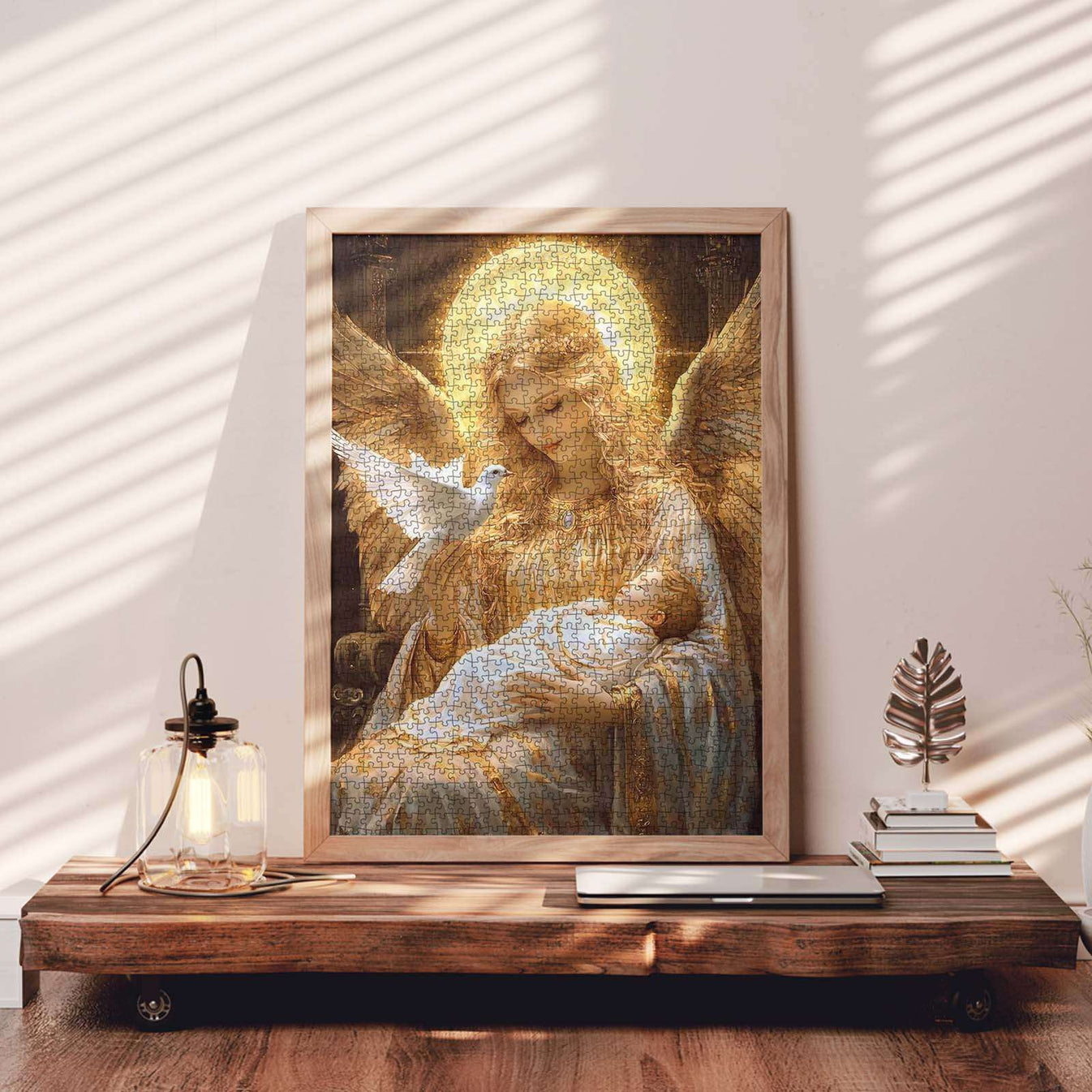 Golden Angel with Baby Jigsaw Puzzles – Tucocoo